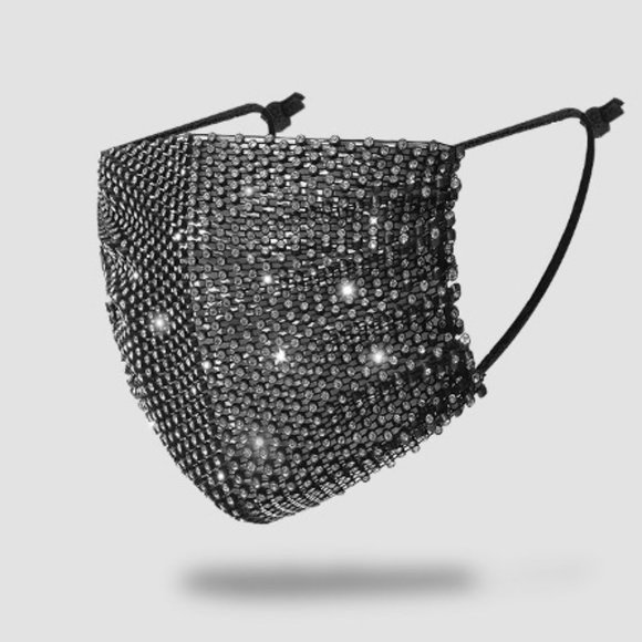 Accessories | New Fashion Rhinestone Face Masks Bling Face Mask For ...